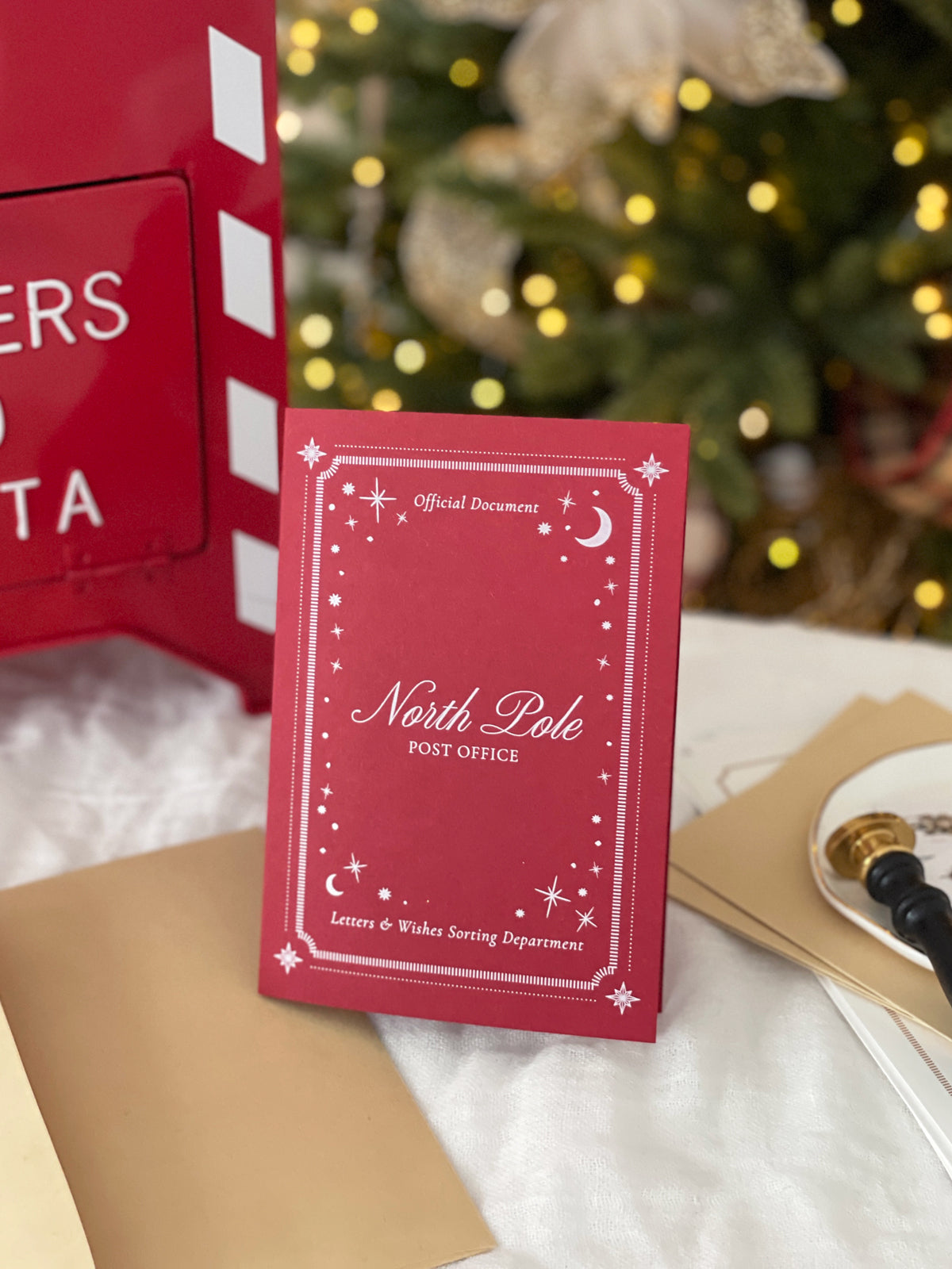 Personalised North Pole Post Office Receipt | Vorfreude Stationery