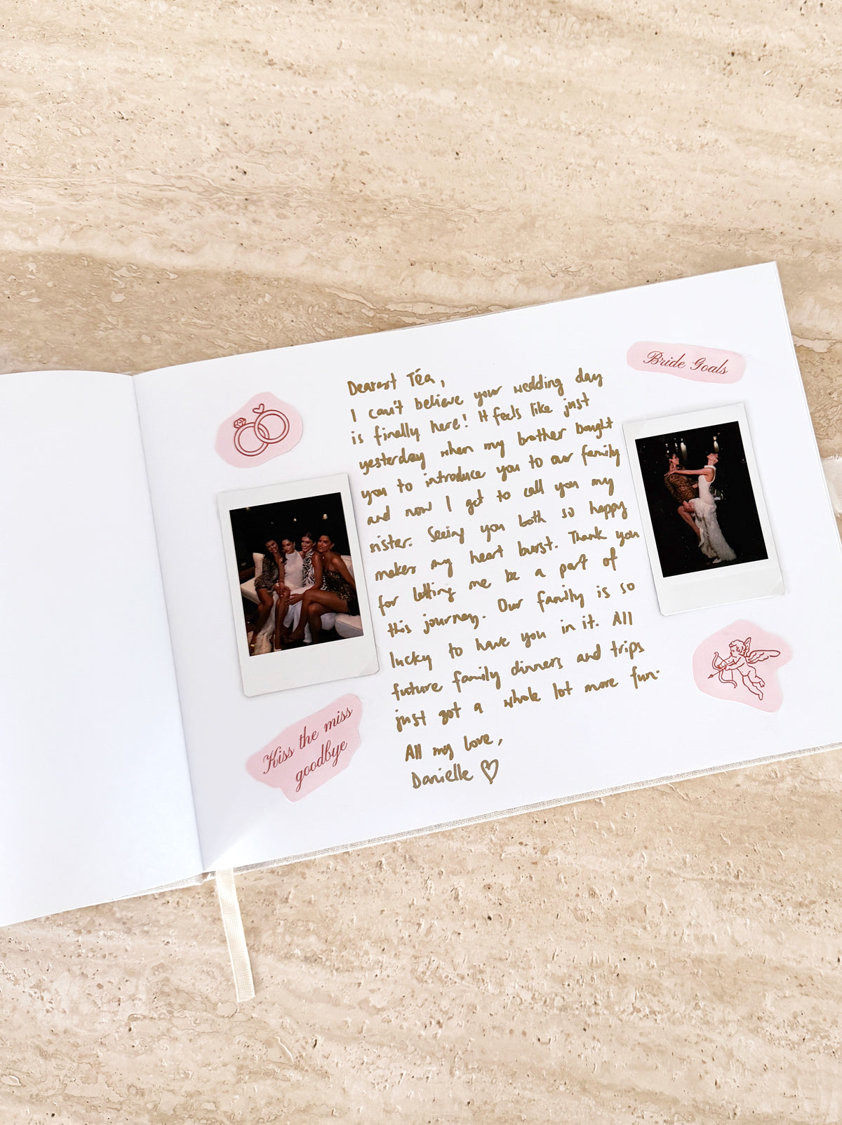 Letters to the Bride Book - Minimalistic | Vorfreude Stationery