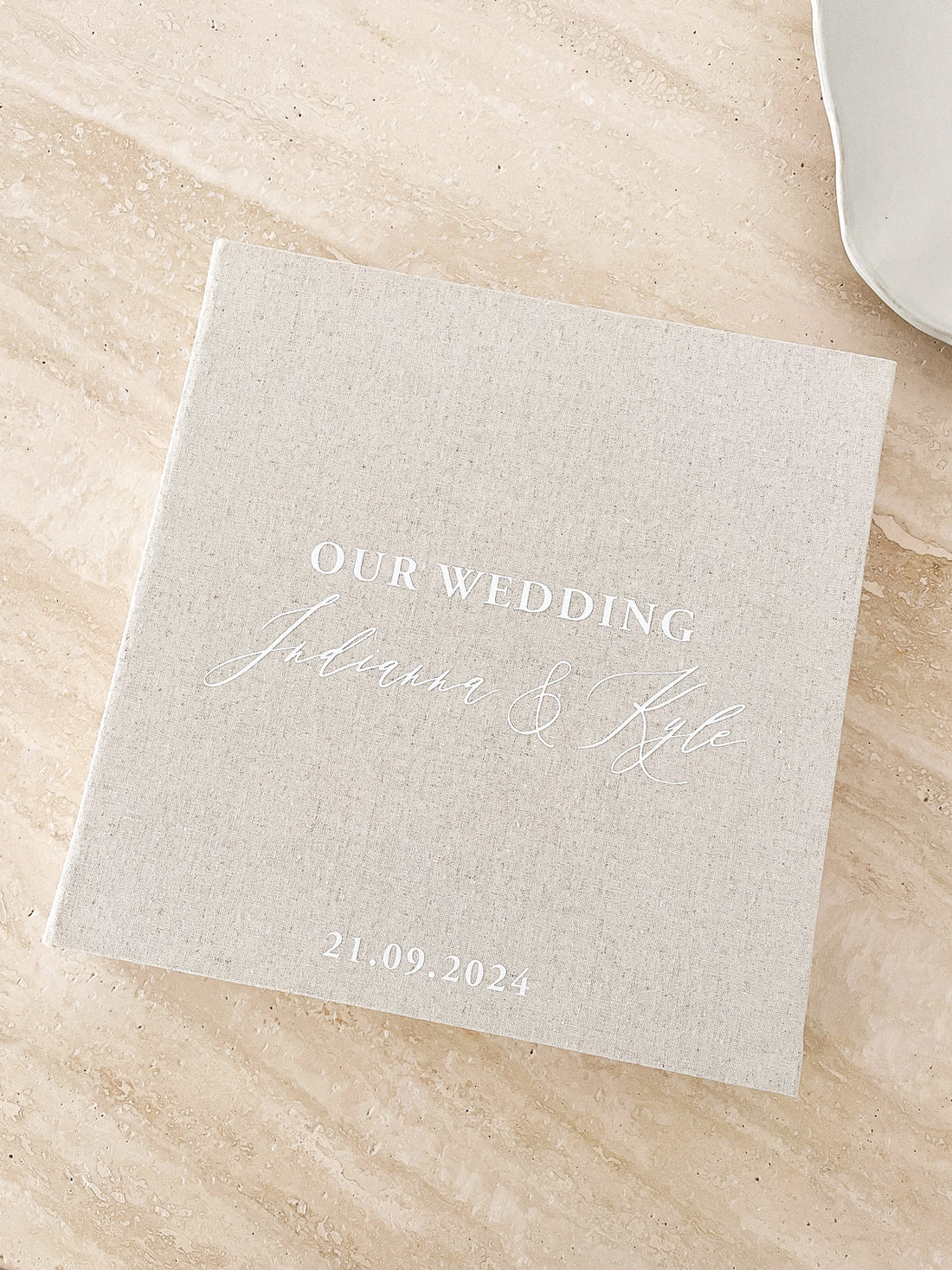 Linen Photo Albums for Weddings | Vorfreude Stationery