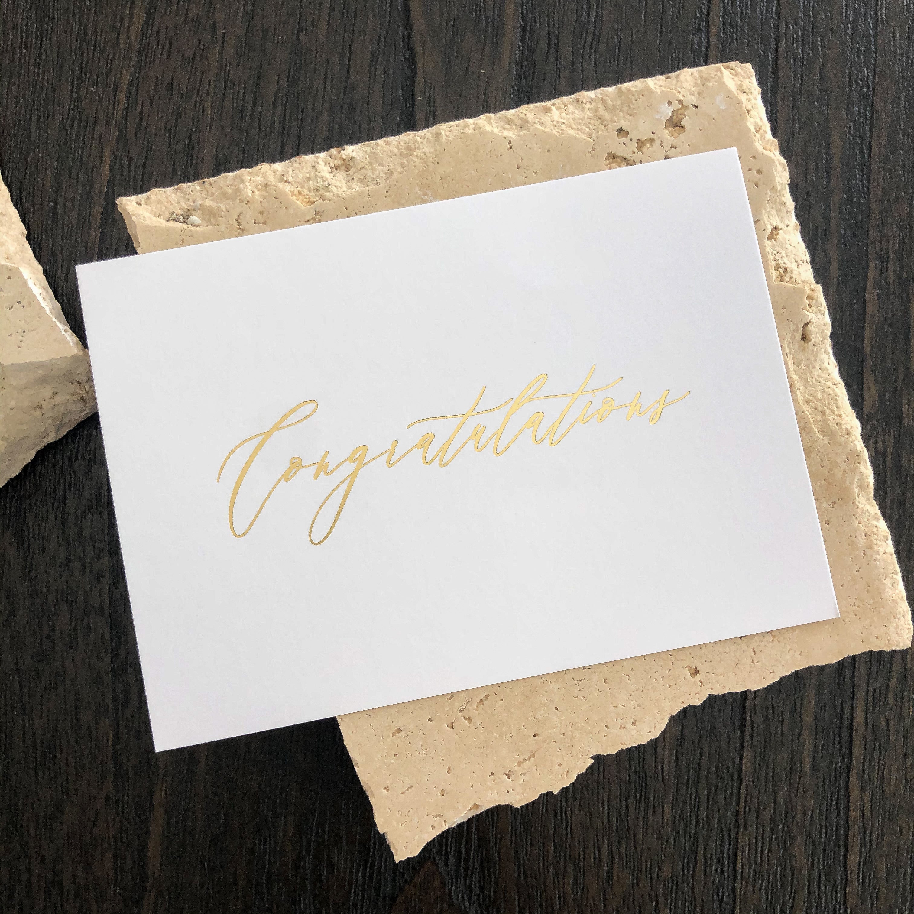 Congratulations A6 Flat Card | Vorfreude Stationery